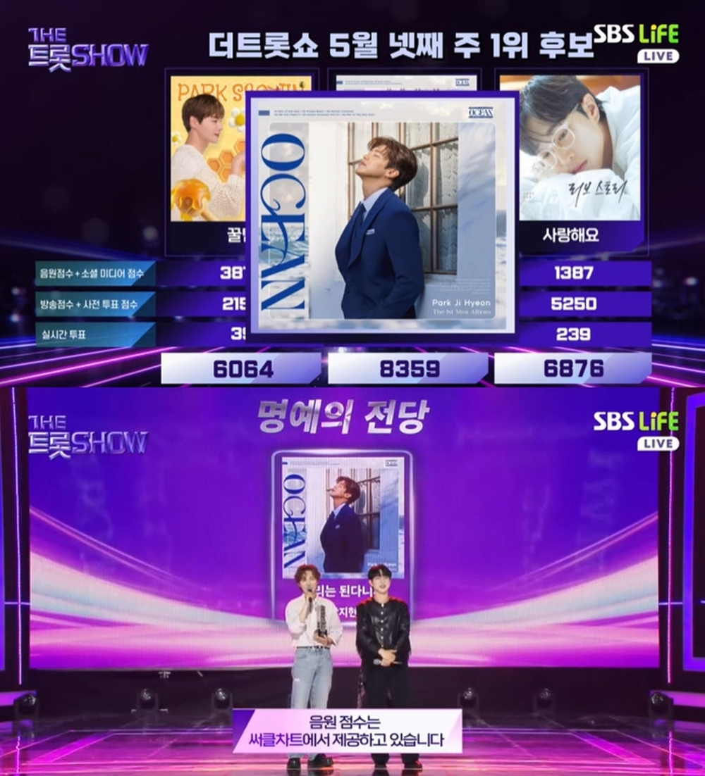 Park Ji-hyun Earns Spot in 'The Trot Show' Hall of Fame After 3 ...